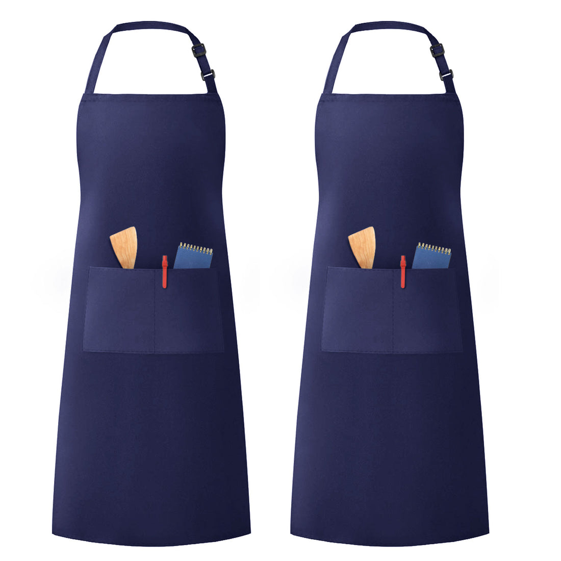Cotton Navy Aprons - Durable & Stylish | LivinEase